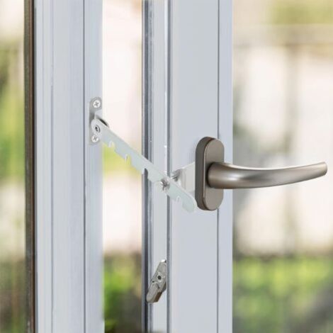 Pestillo De Seguridad Para Ventanas De 2 Piezas Con Barra Ajustable pestillo-de-seguridad-para-ventanas-de-2-piezas-con-barra-ajustable