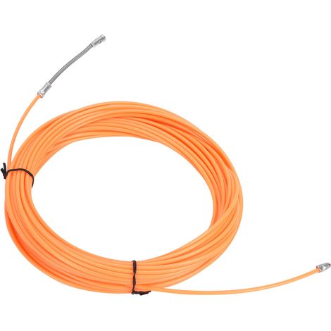 Passe-fil mural orange 30 mètres (98,4 pieds) pour câbles, outil de ...
