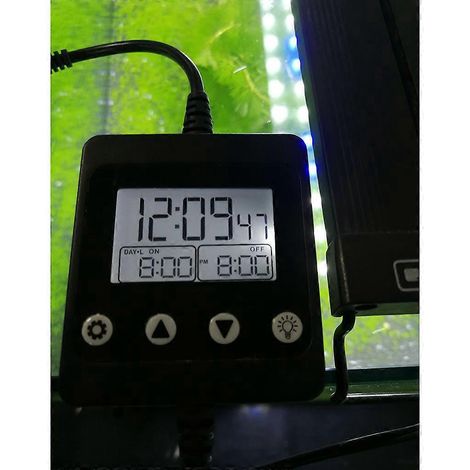 Digitaler Timer mit LCD-Anzeige, Steuerung für Innenbeleuchtung von ...