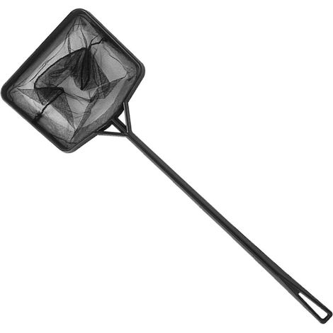Épuisette carrée portable avec un long manche, adaptée aux aquariums ...