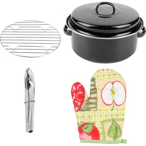 Barbecue pot portable avec couvercle pour patates douces et viande ...