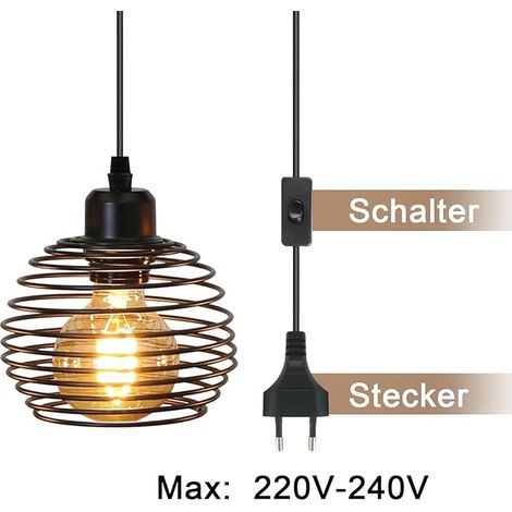 Pendelleuchte Mit Schalter Und Stecker