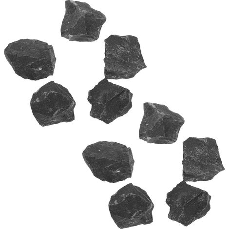 Lot de 10 Pierres Naturelles 3-4 Cm pour Sauna et Hammam Résistantes la ...