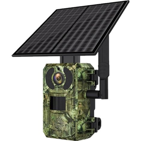 Caméra Faune Sauvage Caméra De Piste Chasse Solaire Surveillance La ...