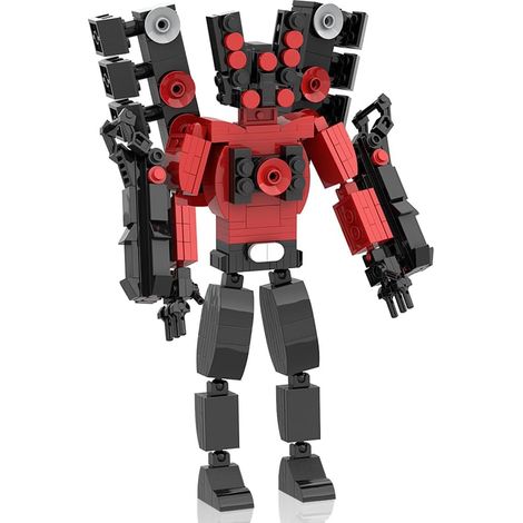 Skibidi Toilet Construction Set, Skibidi Toilet Building Block Kit ...