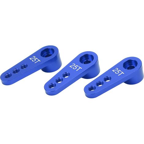 Lot de 3 bras de servo en aluminium 25T pour voitures RC 1/8 et 1/10 ...