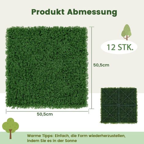 Kunstliche Pflanzenwand Aussen