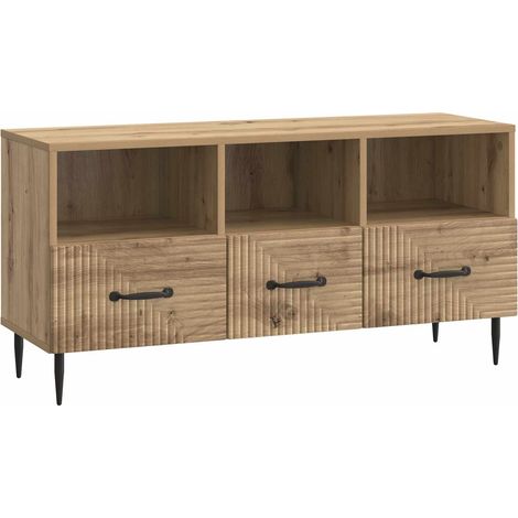 TV Cabinet Artisan Oak 102 x 34.5 x 50 cm Engineered Wood vidaXL