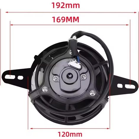 High-performance fans for oil coolers of off-road vehicles, quads ...