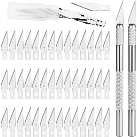 Precision Cutter 2 Scalpel avec 42 lames, Cutter de Précision Couteau ...