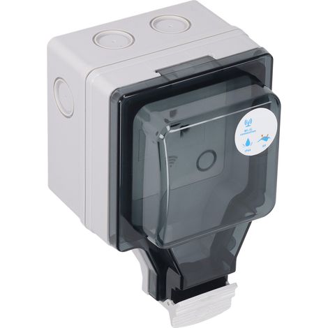 Prise extérieure Wi-Fi IP66 étanche avec minuterie pour terrasse et ...