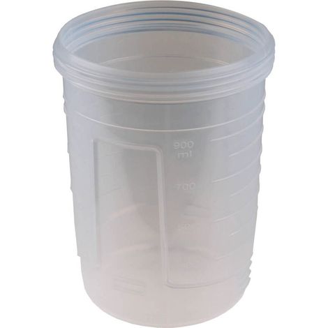 Contenant peinture dedra ded7057 plastique 900 ml