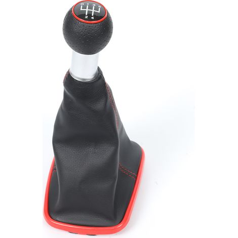 New product: Bora Golf 4 gearshift lever with red frame, dust cover for ...