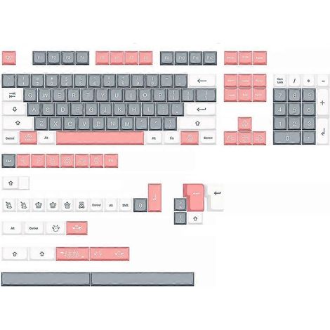 Set de keycaps PBT pour clavier mecanique gaming profil XDA complet ...