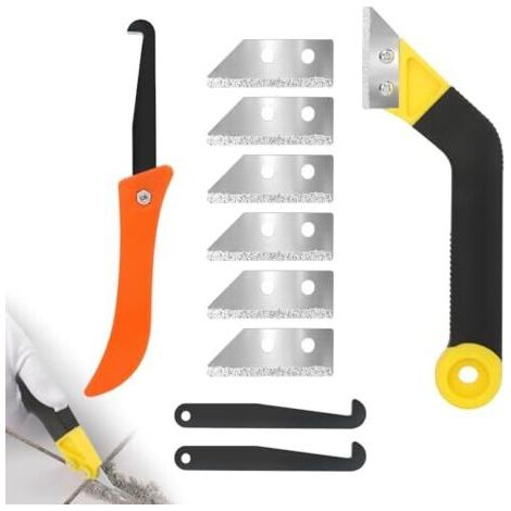 Grout scraper, grout saw knife, grout scraper with 8 replacement blades ...
