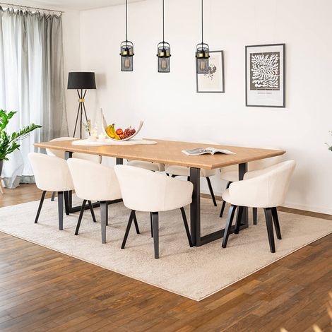 Esstisch Mit 8 Stuhlen Set