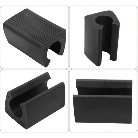 12pcs Chair Leg Pad Tube End Cap Pad Floor Protector Furniture U-Shaped ...
