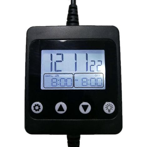 Digitaler Timer mit LCD-Anzeige, Steuerung für Innenbeleuchtung von ...