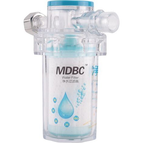 1 Set aus weißen und blauen Polycarbonat-Wasserfiltern für den ...