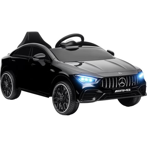 Kinder-Elektroauto, fernsteuerbar, mit Transportrollen, LED-Lichter ...