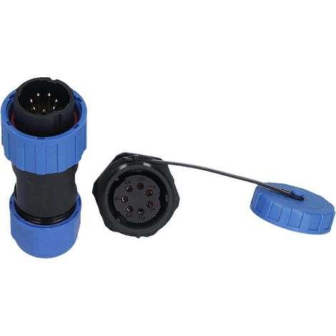 Connecteur aéronautique étanche IP68, sans soudure, à visser, fiche ...