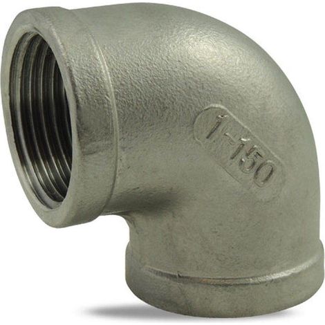 Coude femelle / femelle 90° inox série 8090-8000900002000 - Codital