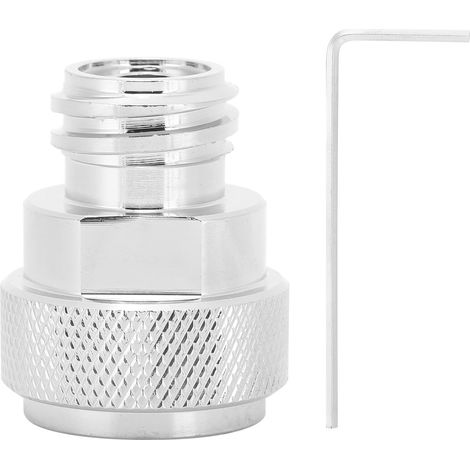 Adaptateur CO2 en laiton plaqué cuivre avec clé pour bouteille de soda ...