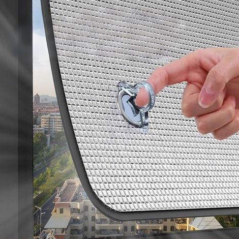 Hitzeschutz Fenster Auen Saugnapf