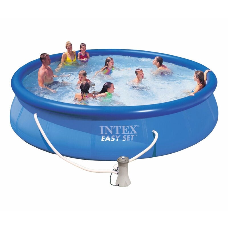 Piscina Fuori Terra Intex Easy Rotonda 28142 Pompa Filtro 396 X 84 Cm ...