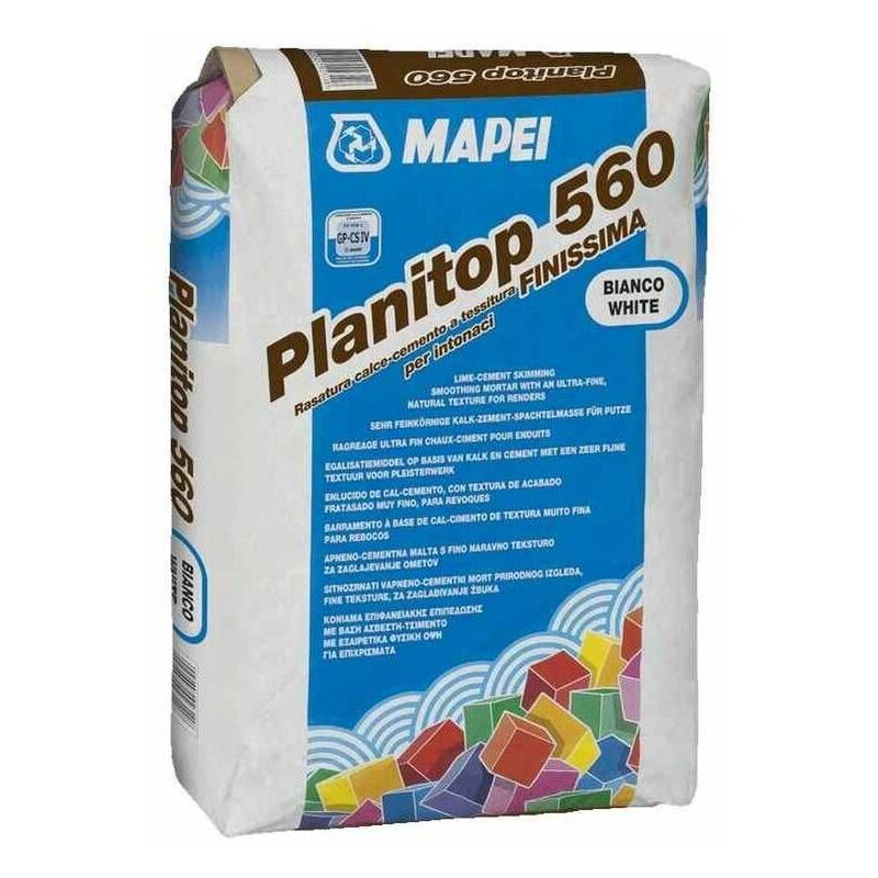 Planitop 560 Mapei rasatura cementizia finissima bianca 20Kg