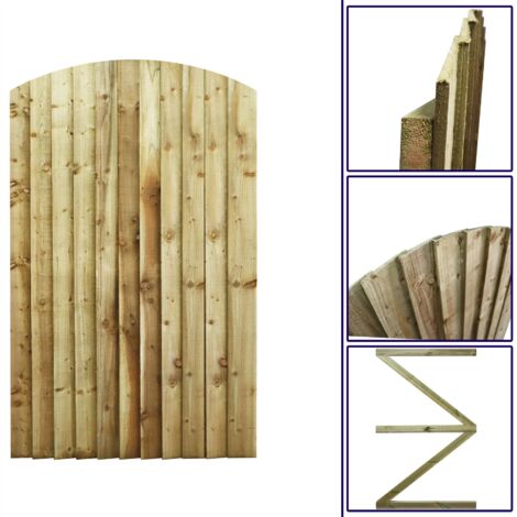 Wooden driveway gates