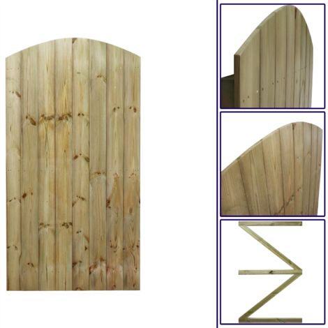 Wooden driveway gates