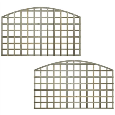 Premier 6ft x 1.5ft URBAN Capped Diamond Trellis Panel