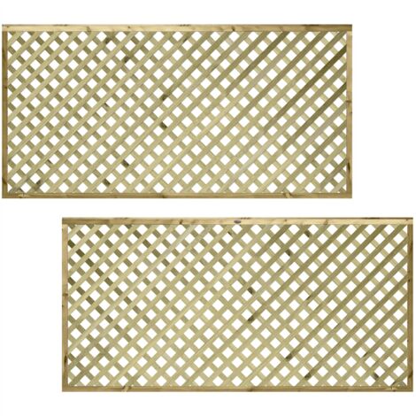 Premier 6ft x 5ft Arch Top Privacy Square Garden Trellis Panels