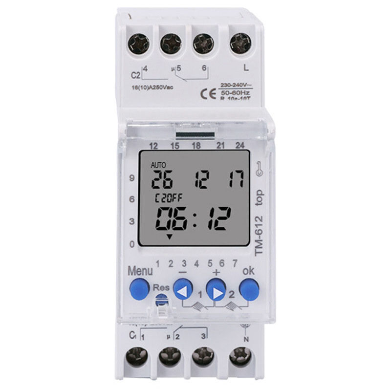 Theben - Temporizzatore Con Guida Din Tensione D'esercizio 230V Tr610 ...