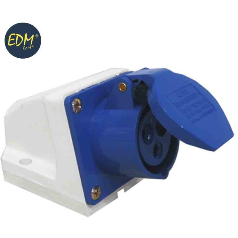 Edm - Presa Femmina Cee Trifase 3 P+T Da Incasso Con Piastra Di ...