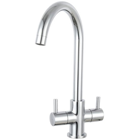 Dual lever kitchen taps