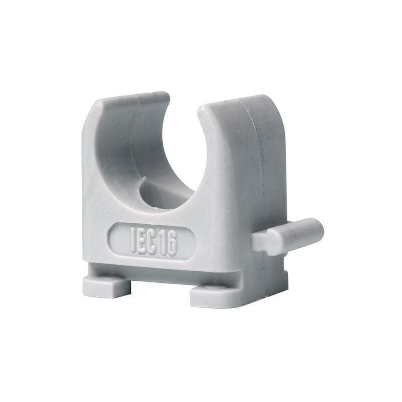 PROFILE - Attache tube en PVC x50 - 20 mm - gris - 5412222065203