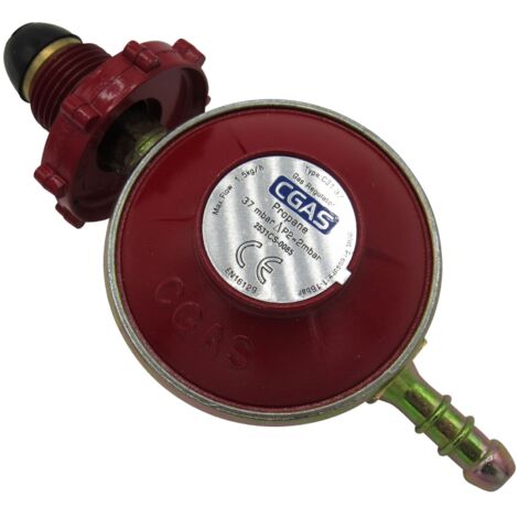 Propane Gas Regulator with G7 Nut Inlet - Calor Gas Hand Wheel BBQ