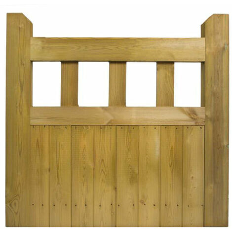Wooden garden gates