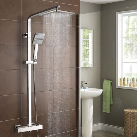 Shower riser rails