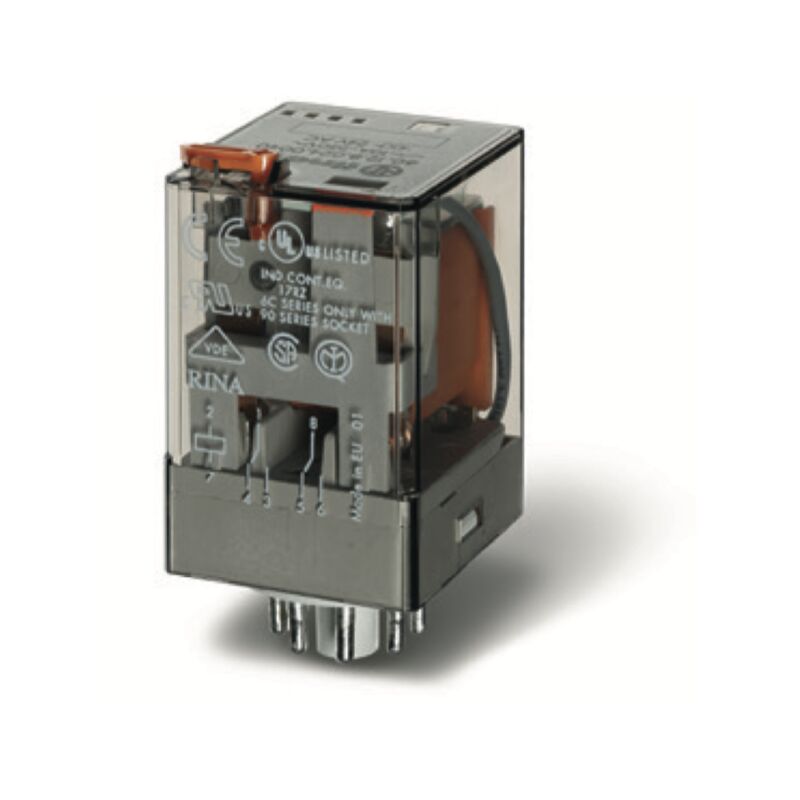 finder mini rele industriale bobina 230v ac 8a 465 | Finder mini rele ...