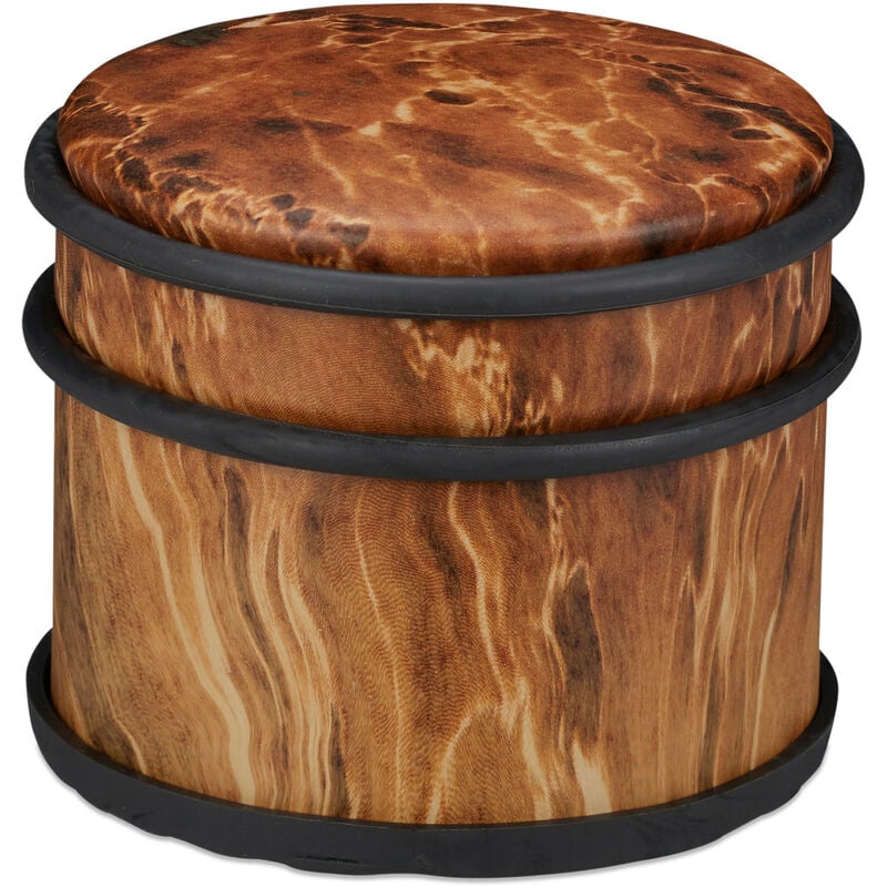 Relaxdays - Door Stop, for Heavy Doors, Stainless Steel & Rubber, Wood ...