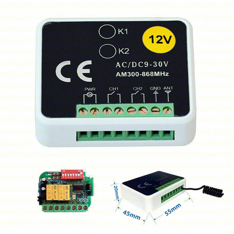 radiocomando telecomando top432ee 433 mhz cam 001t | Radiocomando ...