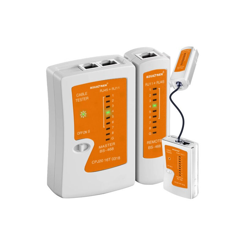 Preisvergleich für RJ45/RJ11-Kabeltester Bigstren 22166 | Ladendirekt