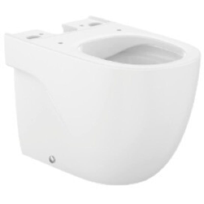 Roca Meridian-N taza Tanque bajo con salida dual 600 Rimless - A34224L000
