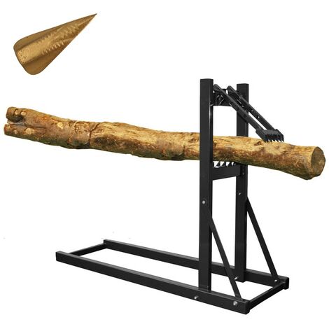 Orange Log Support Stand – Heavy-Duty 150 kg Capacity by Draper Tools