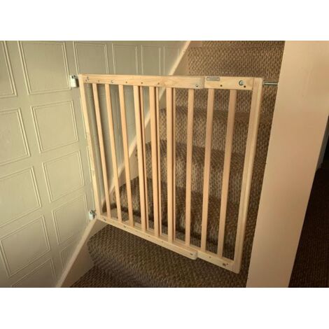Safetots Extra Tall Eco Screw Fit Baby Gate, Grey, 70cm - 80cm, Extra ...
