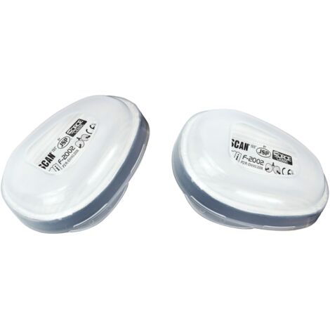 Dust mask filters and cartridges