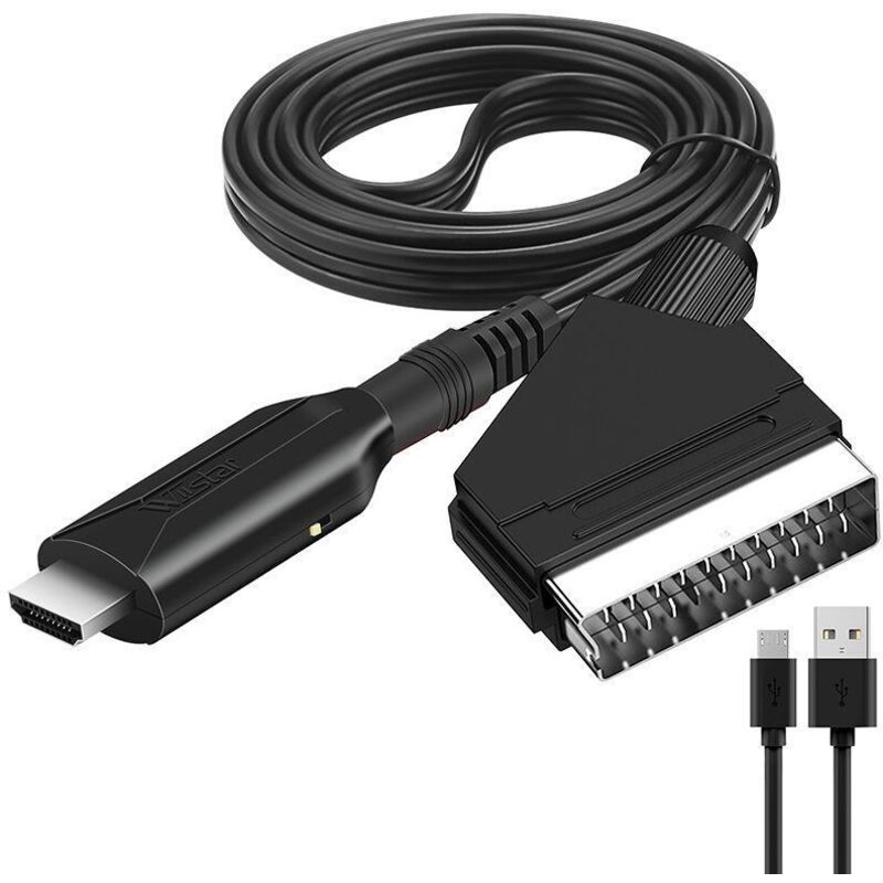 Preisvergleich für Qiyao - Scart-zu-HDMI-Konverter Scart zu hdmi mit ...